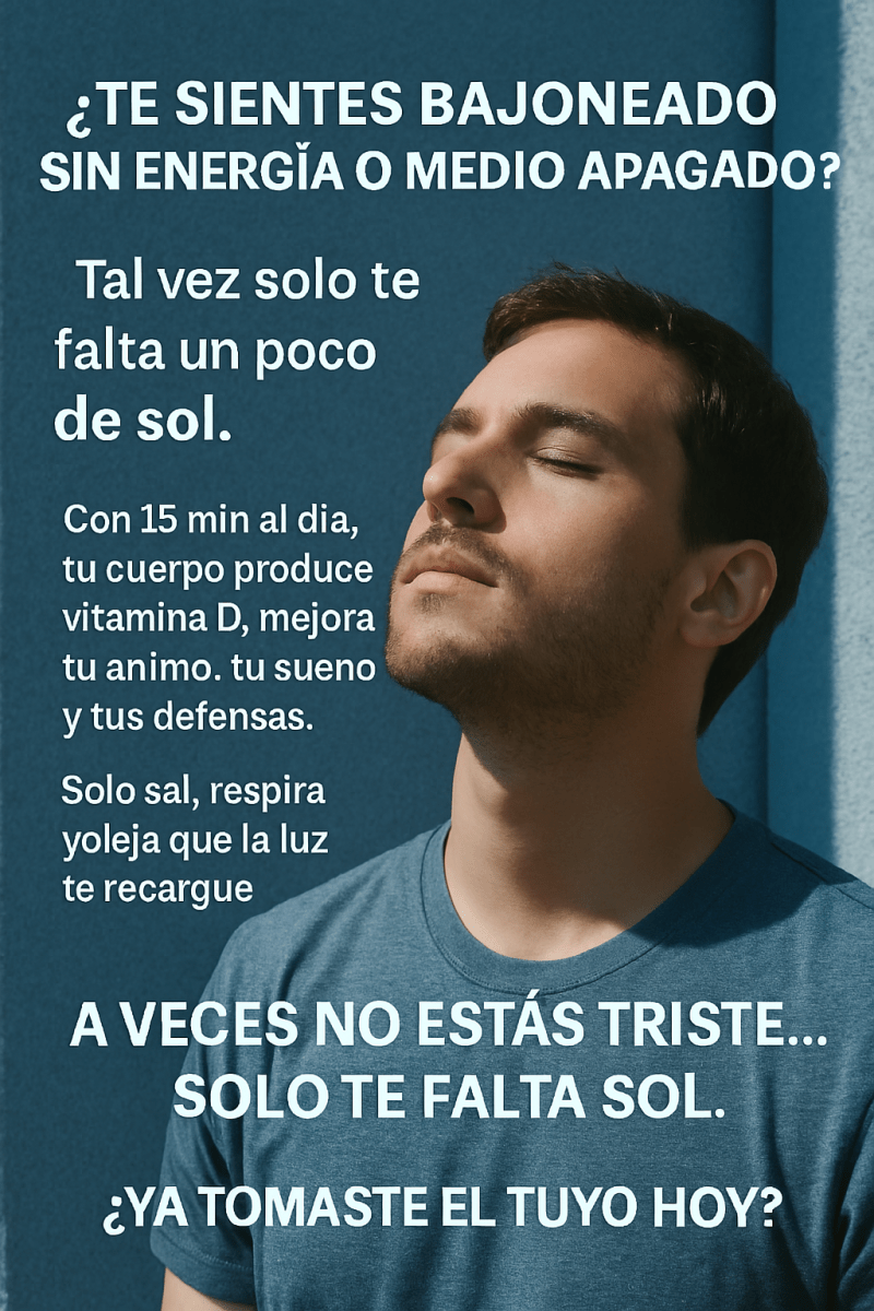 ¿Tristeza sin razón? Tal vez te hace falta algo tan simple como… ¡tomar ...
